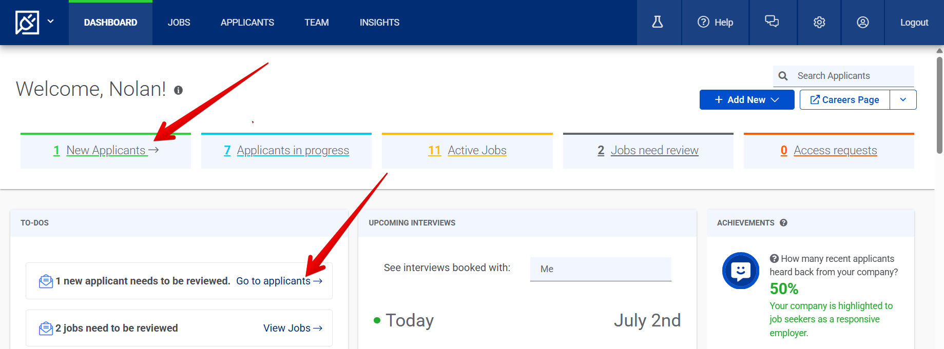 Scheduling interviews using Autopilot